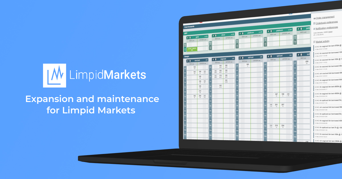 Limpid Markets | Custom Web Platform for Pre-Trade Operations