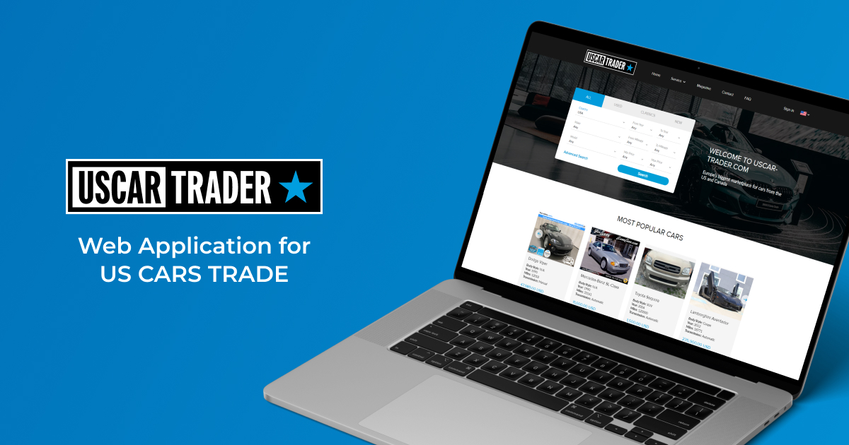 US Cars Trading | Web Development for an Online Marketplace