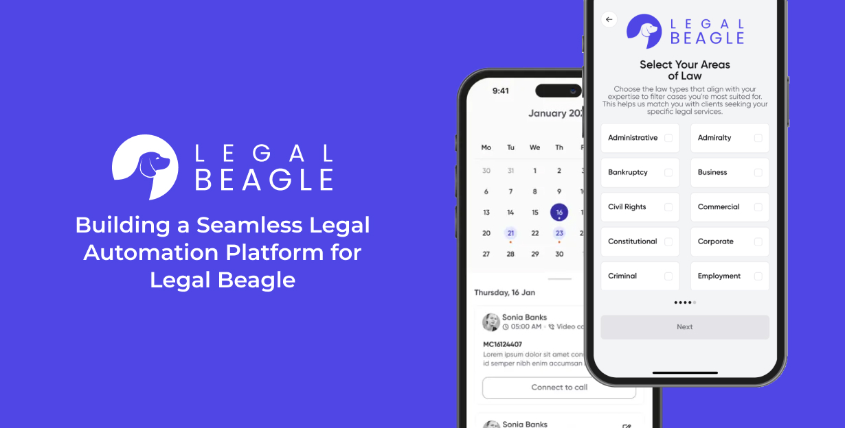 Legal Beagle – Android App Development for Legal Service Automation