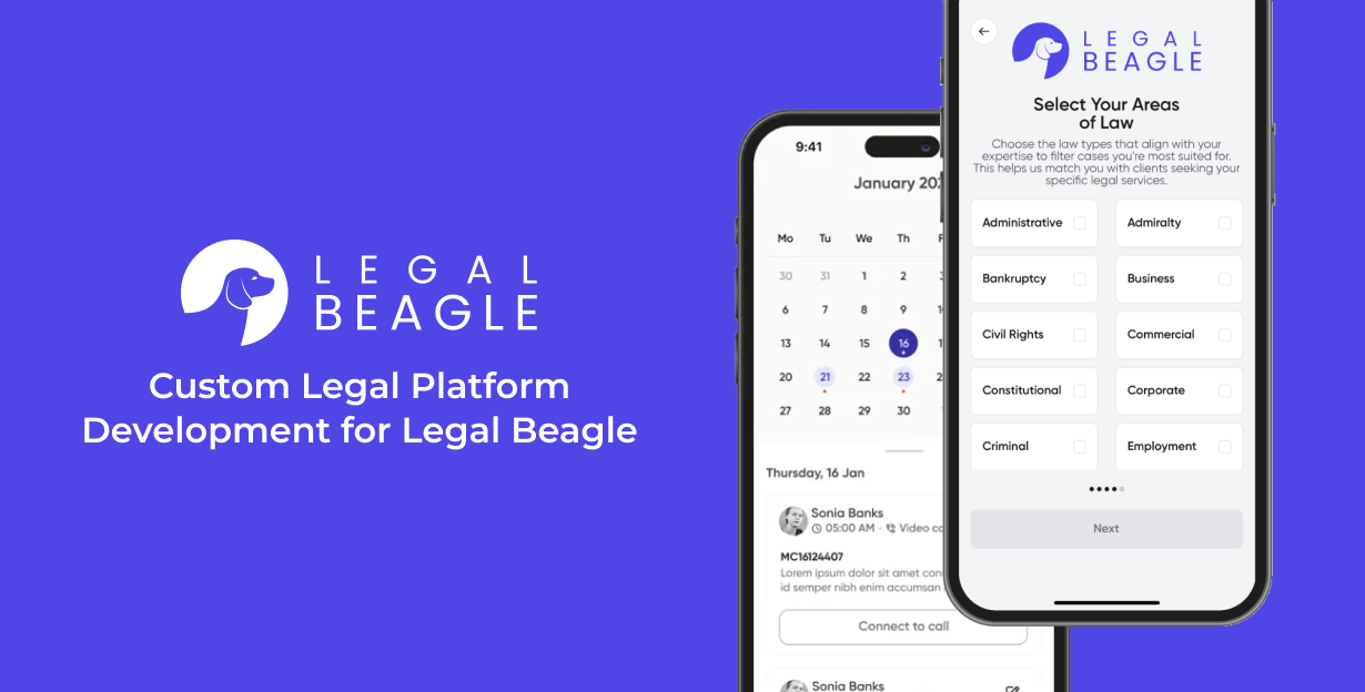 Tailored Legal Platform Development for Legal Beagle